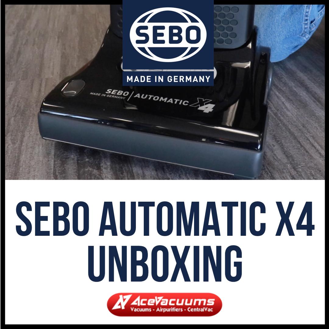 Unboxing Sebo Automatic X4 90506AM Vacuum | Sebo Dealer | Ace Vacuums – Acevacuums