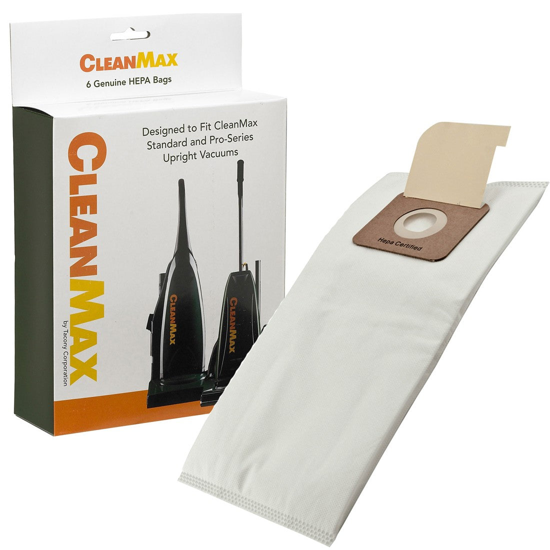CleanMax Nitro, Pro-Series & Cadet Genuine HEPA Media Bags #CMH-160, 1 – Acevacuums