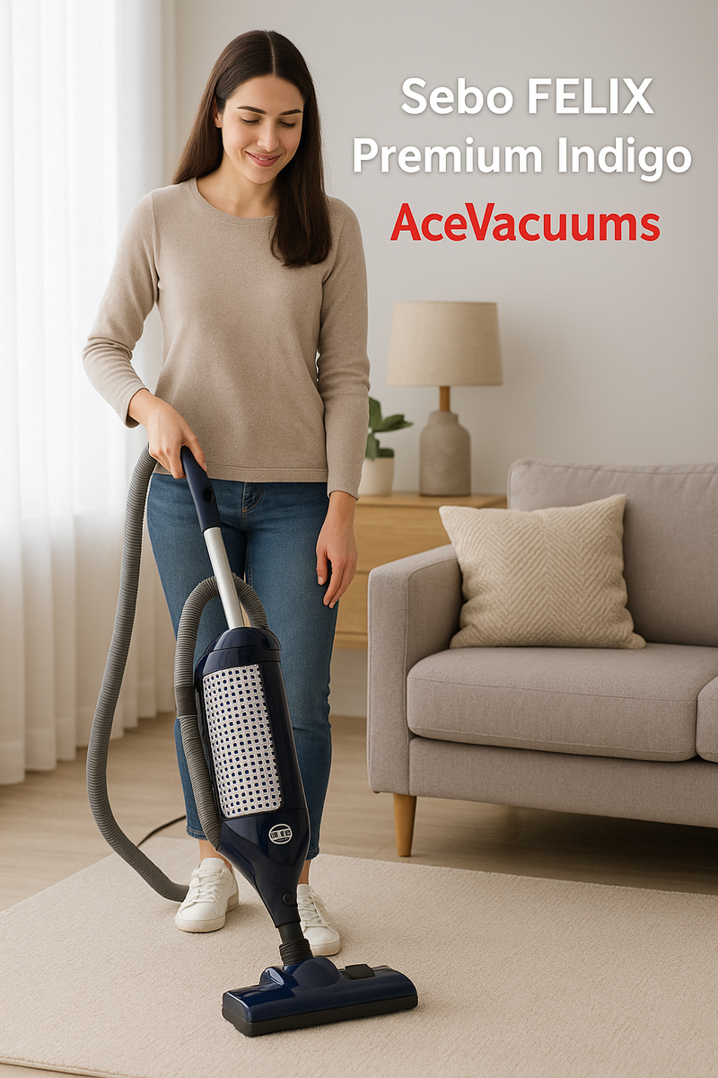 Sebo FELIX Premium Indigo (Blue) #90814AM | Sebo Dealer AceVacuums ...
