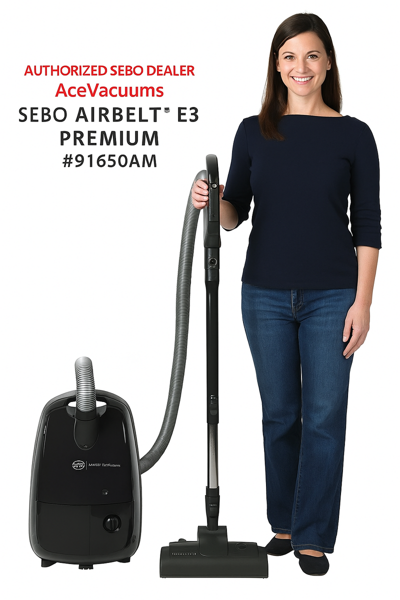 Sebo AirBelt E3 Premium Canister Vacuum #91650AM Review | $1149.00 ...
