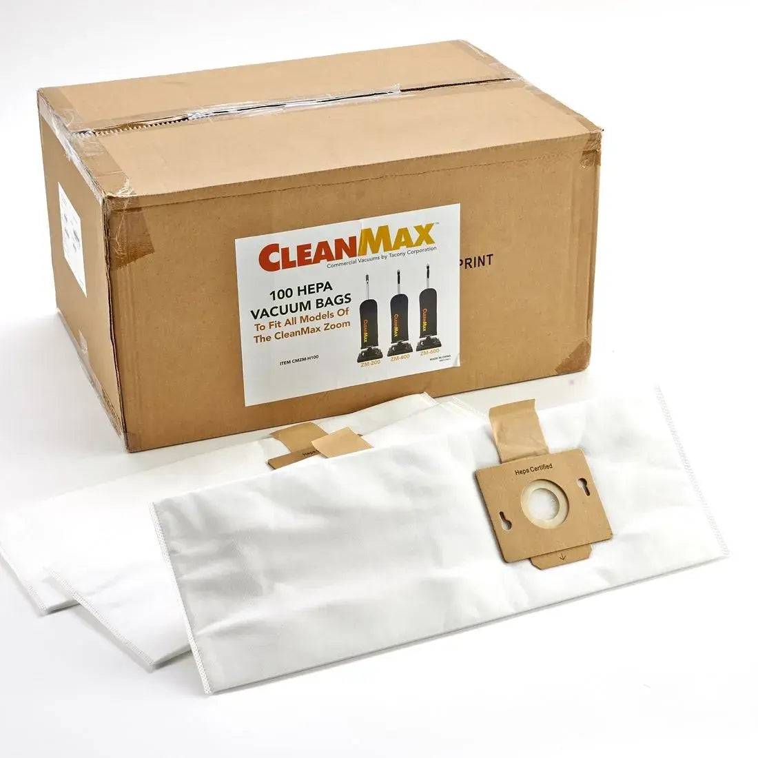 CleanMax Zoom HEPA Media Bags (100-Pack) [CMZM-H100] – Acevacuums